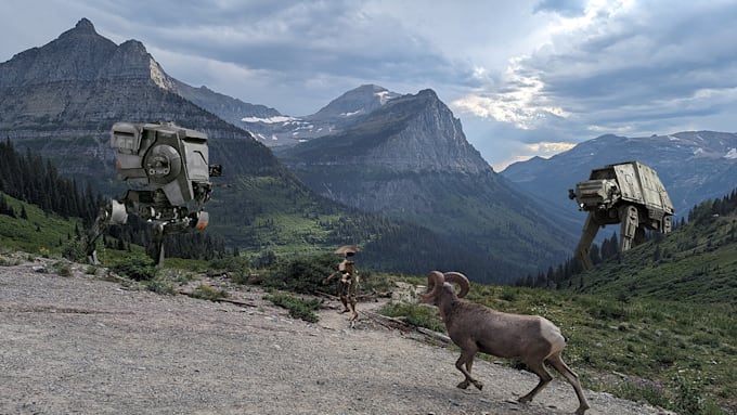 Merge real life images into the star wars universe by Joelg117 | Fiverr