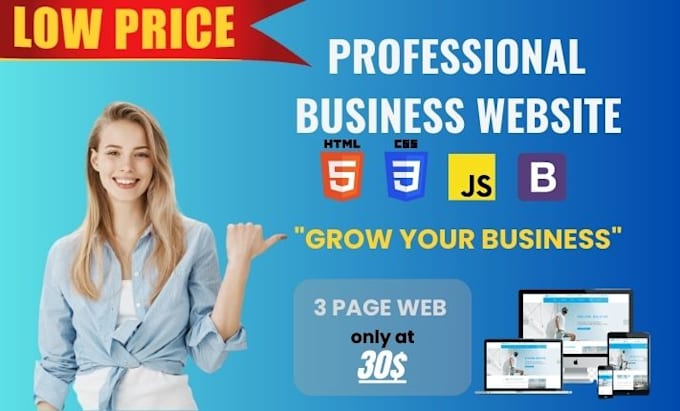 Be Your Front End Web Developer Using Html Css Javascript React By Webexpert780 Fiverr