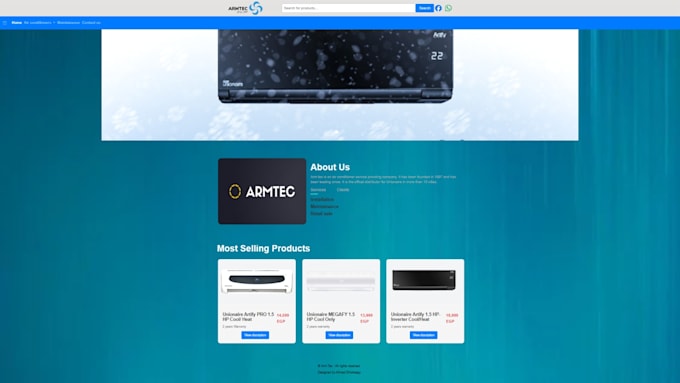 Design and build your webpage using html, css and js by Ahmed_elhalwagy ...