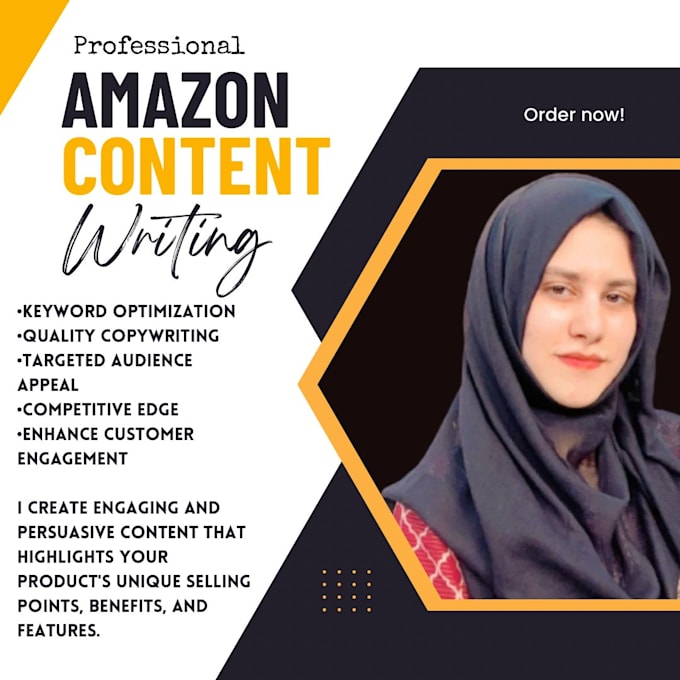 Do amazon seo content writing amazon description and listing ...