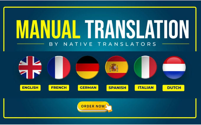 Professionaly translate german french russian arabic dutch and english ...