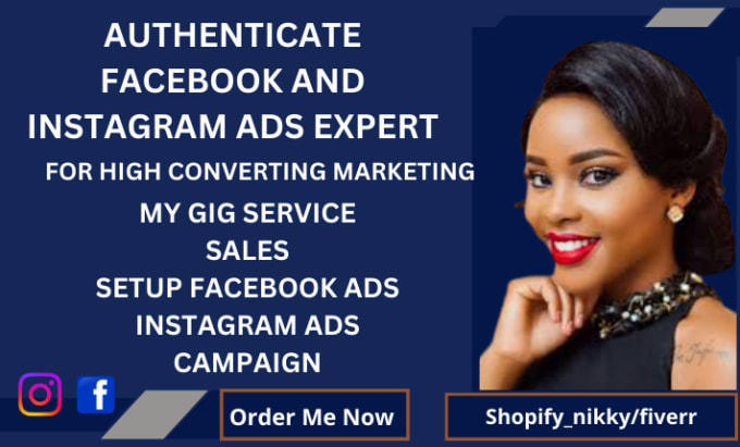 Setup facebook ads and instagram ads by Shopify_nikky | Fiverr Setup facebook ads and instagram ads by Shopify_nikky | Fiverr