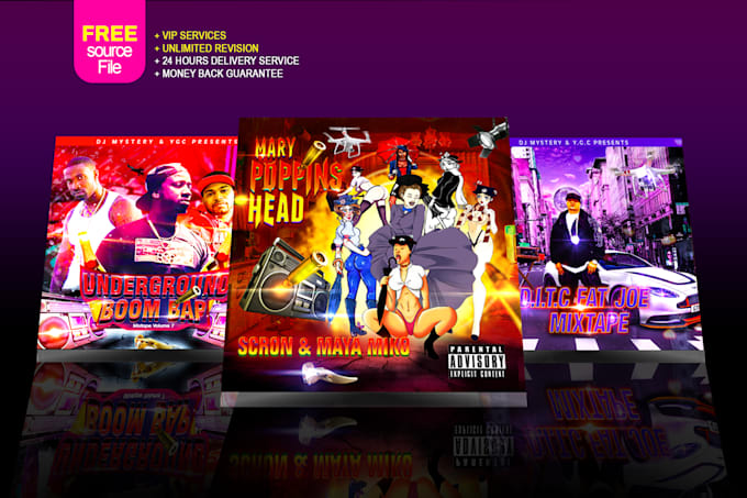 Design amazing your dope mixtape cover or album cover by Ayshalive | Fiverr