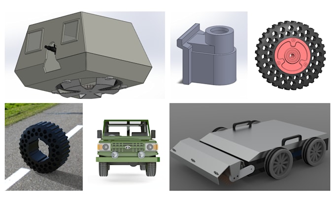 Design 3d cad, product design, 3d printing stl in solidworks by Talharafique21 | Fiverr