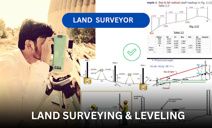 Do civil engineering surveying and leveling by Engrkelash | Fiverr