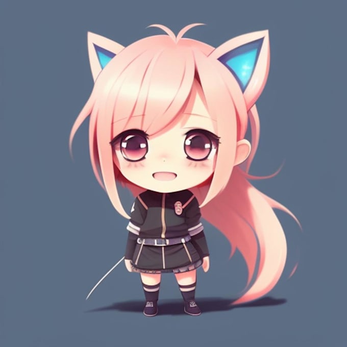 Draw cute chibi anime style character by Piotr_dolecki | Fiverr