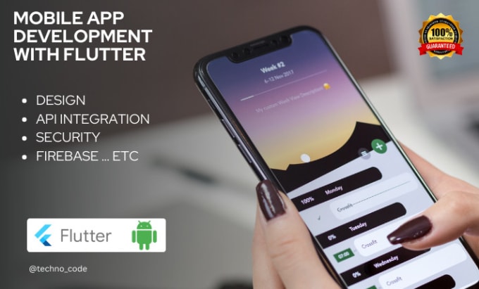 Create Flutter Dart Android Mobile Application By Tecno Code Fiverr