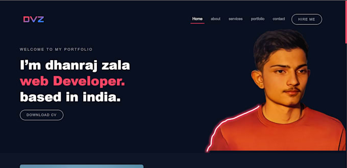 Be Your Front End Web Developer Html Css Javascript Gsap By Dvz2414 Fiverr 1658