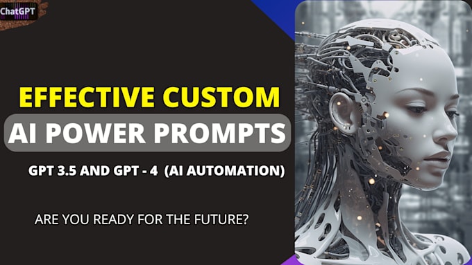 Write best custom ai chatgpt prompts for efficiency and automation by ...