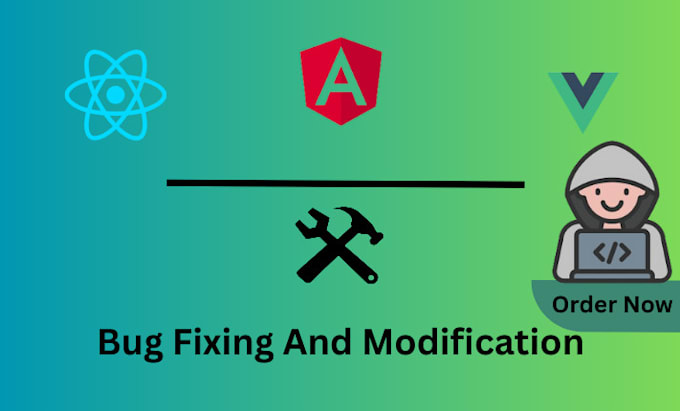 Be your frontend bug fixer,editor for react,angular ,vue or next ...