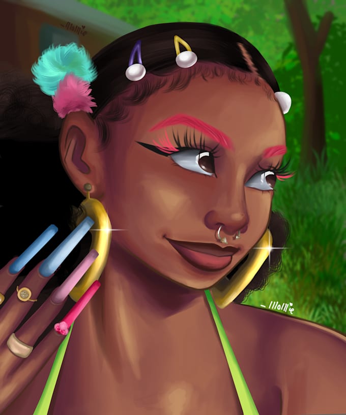 Create character art designs and portraits by Lllolllie | Fiverr