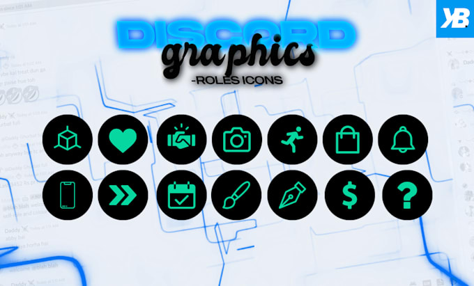 Design discord role icons badges by Kbstar11 | Fiverr