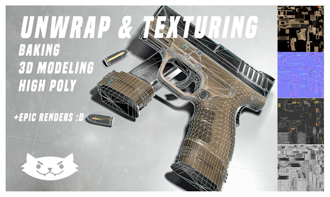 Do expert 3d modeling, unwrapping, and texturing by Mishovsky1 | Fiverr