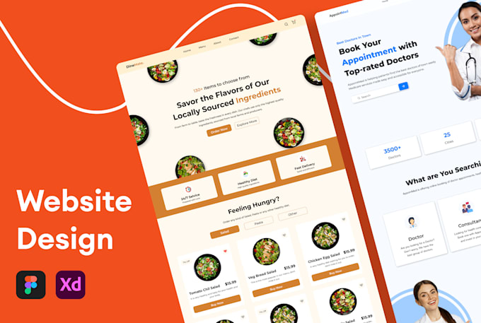 Design attractive website ui ux design by Ux_afraz | Fiverr
