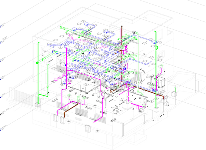 Model Your Architectural 3d Mep 3d On Revit Using Bim And Do Clash