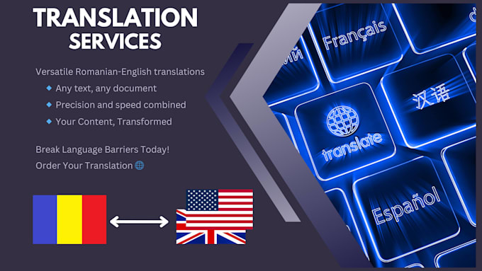 Translate romanian to english and vice versa by Simonstories | Fiverr