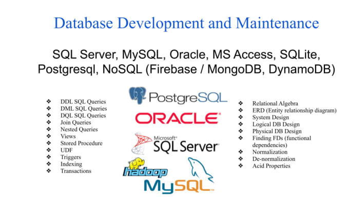 Do Your Database Design Sql Queries Normalization Er Diagram By Tech Soll Fiverr