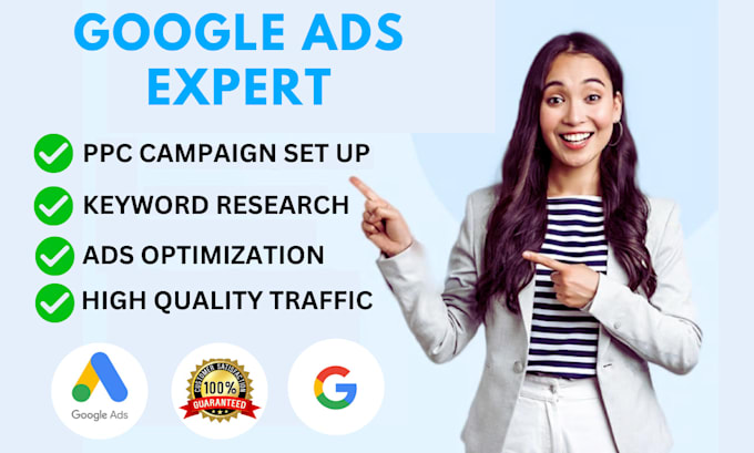 Setup and manage google ads ppc campaigns by Intero_digital | Fiverr