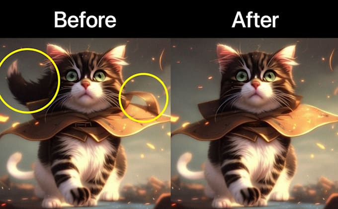 Fix ai art flaws and enhance your images by Pencel_studio | Fiverr