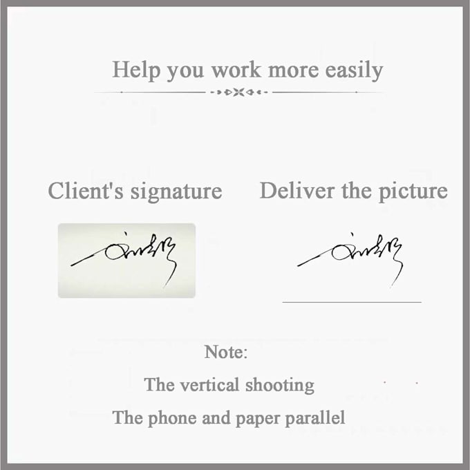 Convert a handwritten signature to an electronic signature and sign to ...