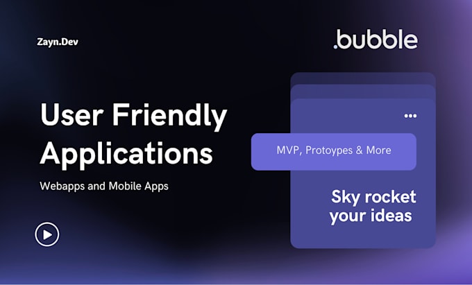 Design and develop a bubble app, bubble web app, bubble io website by ...