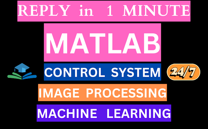 Help you in matlab control system image processing and machine learning ...