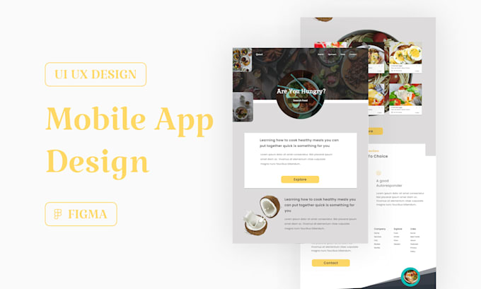 Do clean web ui, landing page, website ui ux design in figma by ...