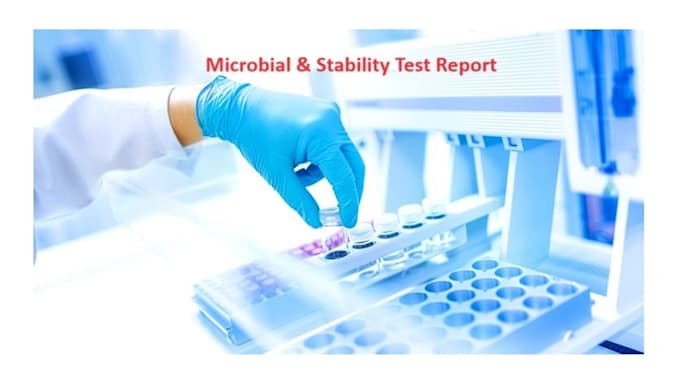 Provide you microbial and stability test report from iso certified ...