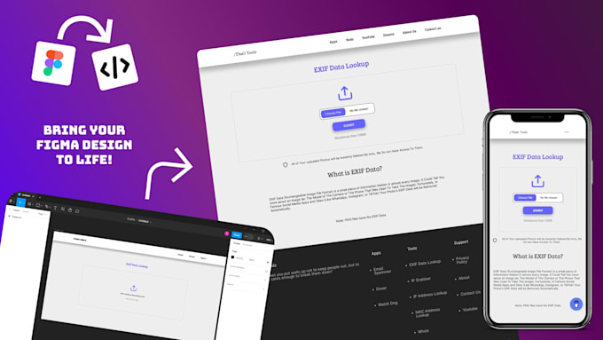 Turn your figma design into a responsive html, css website by Yousef ...