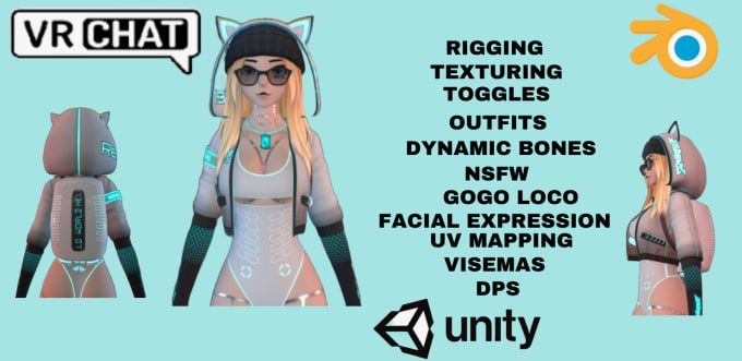 Create 3d vrchat avatar, vrchat, furry avatar, vrc, nsfw by ... Create 3d vrchat avatar, vrchat, furry avatar, vrc, nsfw by ...