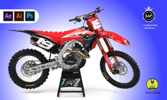 Design custom racing bike, bicycle wrap, motorcycle wrap by ...