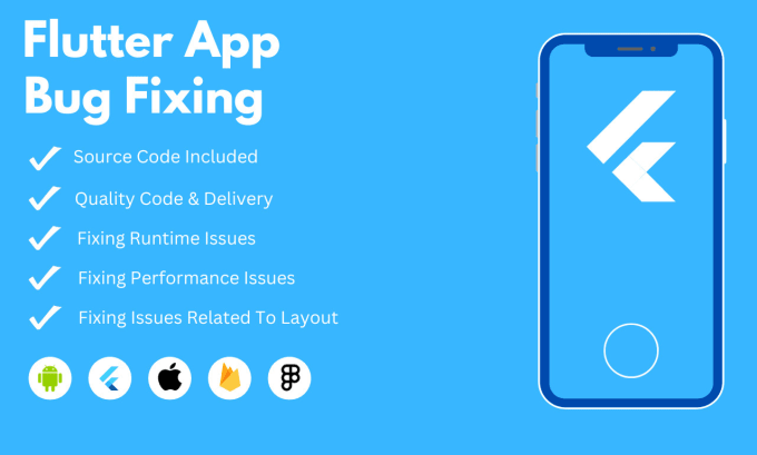 Fix Bugs And Errors In Your Flutter App Android And Ios By Syedubaid22 Fiverr
