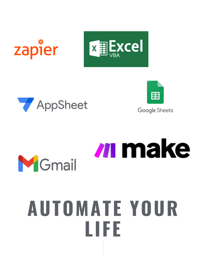 Automate your daily manual work, with appsheet, app script, zapier and ... Automate your daily manual work, with appsheet, app script, zapier and ...
