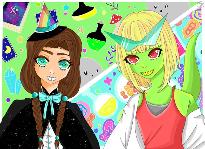 Create emotive characters for your twitch stream by Ladypug777 | Fiverr