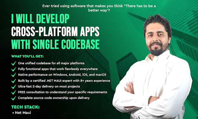 Do Cross Platform Application Using Dotnet Maui By Haleemzahid Fiverr