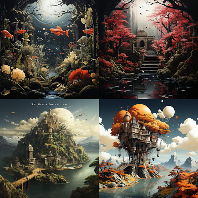 Create stunning art and illustrations using midjourney ai by Hamdjybeindh | Fiverr