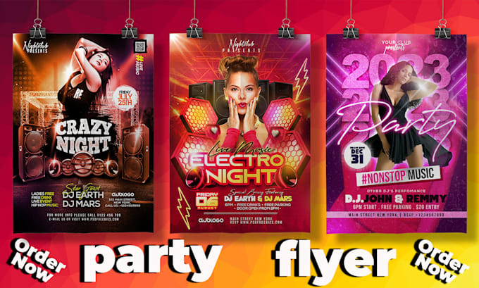 Design party flyer, club and church flyer in just 2 hrs by Modeldesgin ...