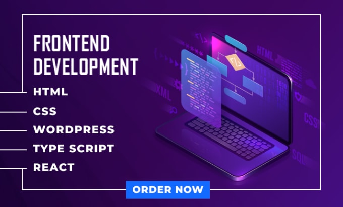 Develop Front End Of Your Website Using Html Css Javascript Typescript Nextjs By Mtalhadev Fiverr