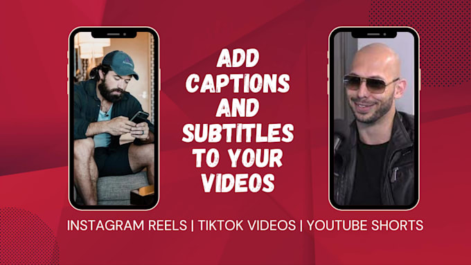 Add amazing captions and subtitles with emojis to instagram reels by Ayaanmalik100 | Fiverr
