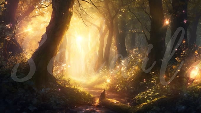 Send you these wonderful forest background for vtuber stream by ...