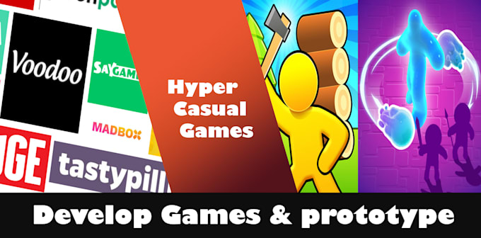 Develop professional hyper casual game prototype in unity by Yzstudio641 | Fiverr