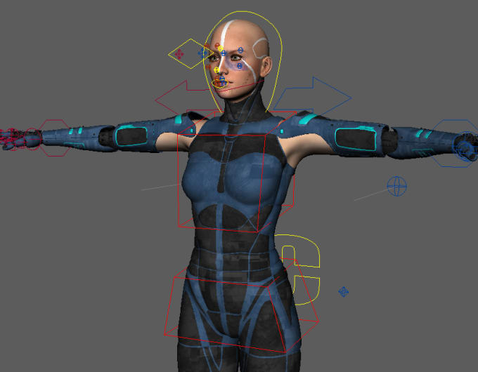 Rig your character in maya by Funky_3d | Fiverr