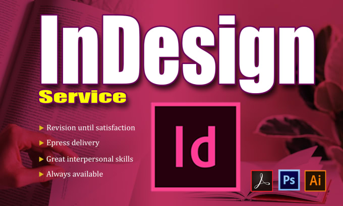 Support indesign layout, editing, formatting, and typesetting by ...