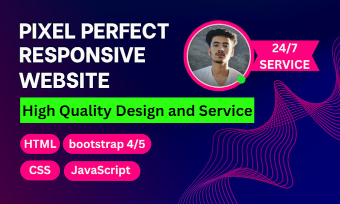 Be Your Front End Web Developer Or Develop Html Css Javascript Web Pages By Shahzain Fiverr