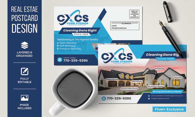 Design amazing promotional postcards or direct mail eddm by Kamhas79 ...