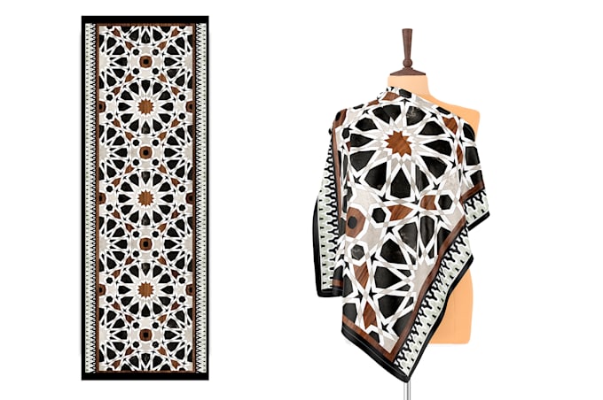 Design an elegant scarf for you in any size and shape by Nourakamall ...