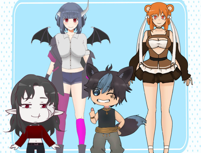 Professionally rig your live2d model by Manicwednesday | Fiverr