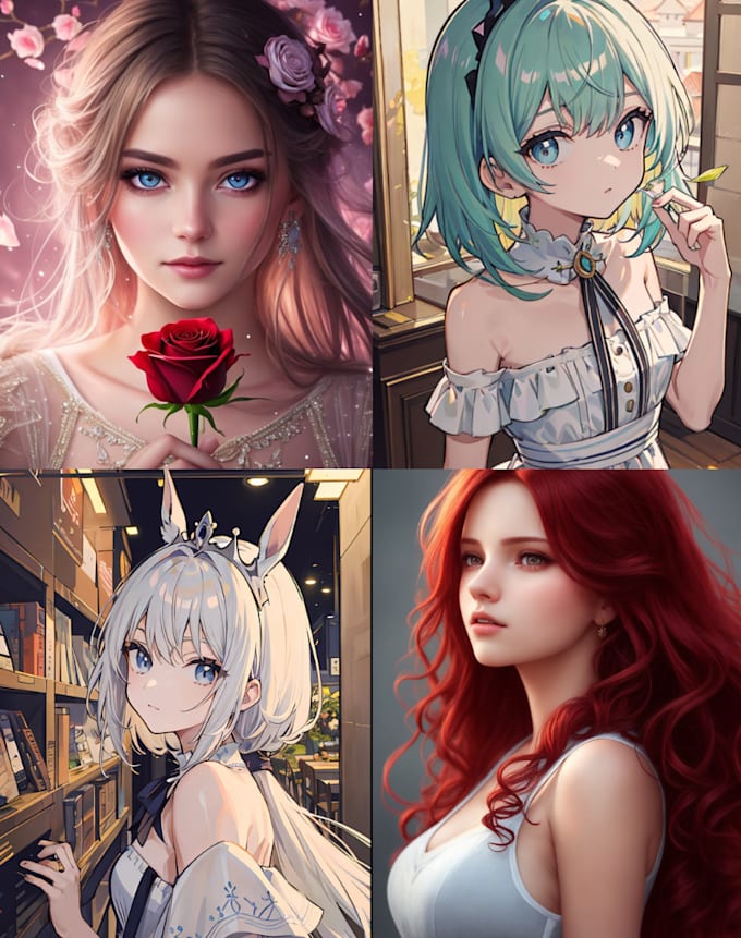 Make amazing fictional ai art,ai character design by Monicasanti | Fiverr