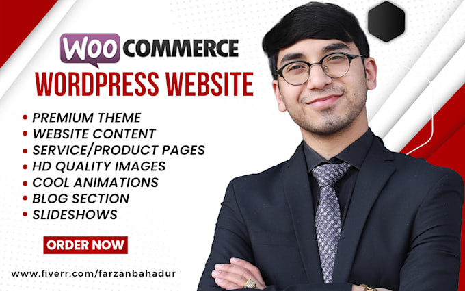 Create a shopify or wordpress website for you by Farzanbahadur | Fiverr
