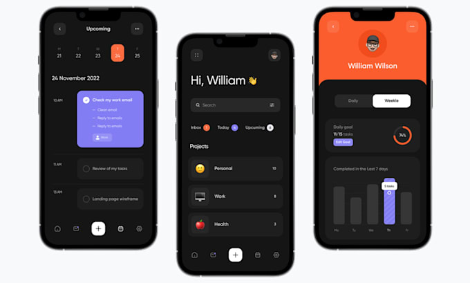 Create mobile app prototype figma prototype ui animation wireframe ...